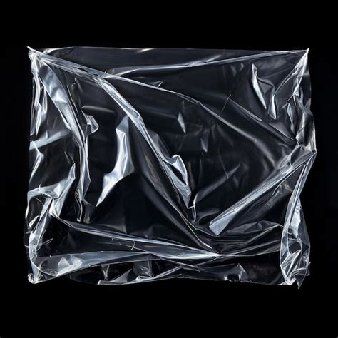 Premium Photo Cellophane Isolated On Black Background