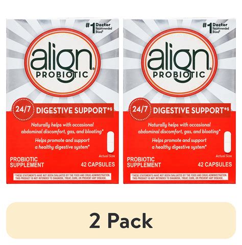 2 Pack Align Daily Probiotic Supplement Probiotics Supplement 42