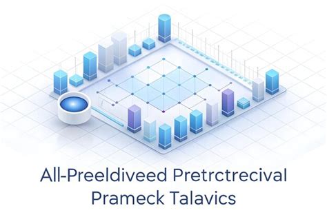 3d ai powered predictive analytics frame concept with data graphs and