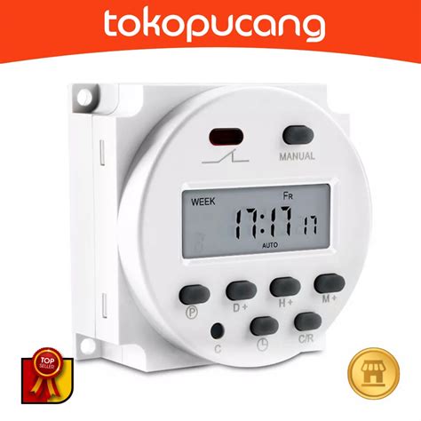 Jual Timer Switch Digital Time Delay Relay 220v Cn101a Untuk Lampu Otomatis Shopee Indonesia