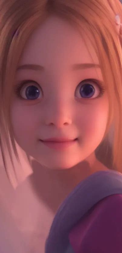 Cute Animated Girl Wallpaper Free Download