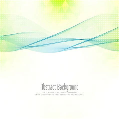 Free Vector Abstract Wavy Geometric Background