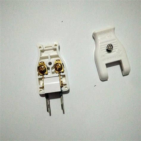 可旋转插头公母插连接器15a125v纯铜大功率2芯插头插座接线对插 阿里巴巴