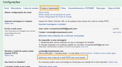 Vincular Uma Conta De E Mail Empresarial Ao Gmail