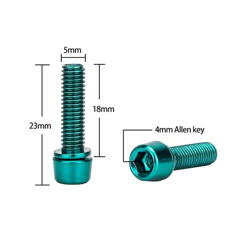 Ztto Stem Screw M5x18mm M6x18mm Stem Bolt 6pcs For Bicycle Mtb Road