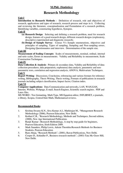 Solution Mphil Stats Research Methodology Part1 Pdf Studypool
