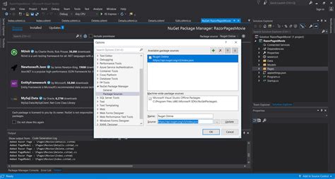 Cannot Add Scaffolded Item In Asp Net Core Web Application Vs 2017 Stack Overflow