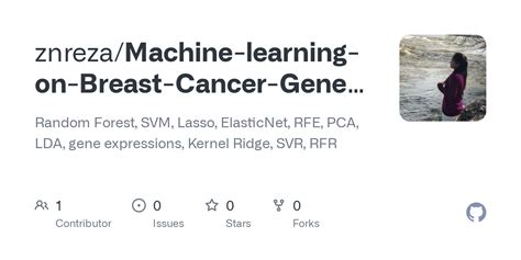 Github Znrezamachine Learning On Breast Cancer Gene Expression Data