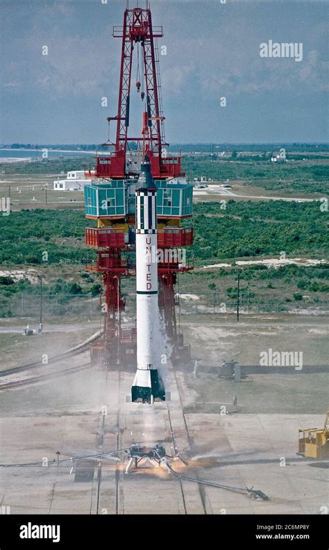 The Launch Of The Mercury Redstone Mr 3 Freedom 7 Mr 3 Placed The First American Astronaut