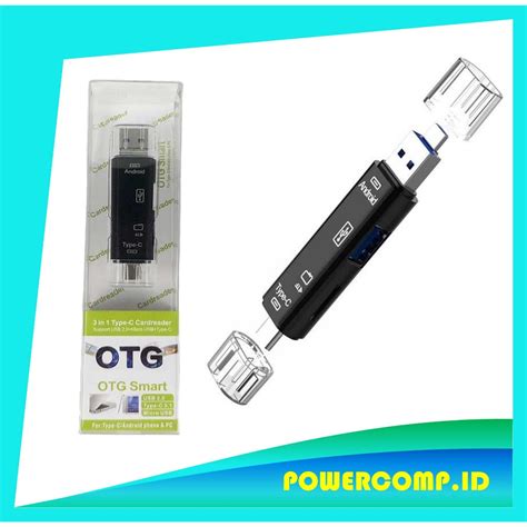 Jual Phone Accessories In Multifunction USB Type C Micro USB TF Memory Card Reader OTG