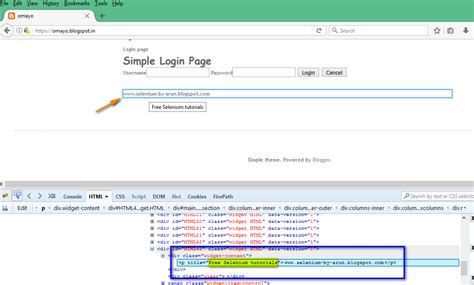 Selenium By Arun Reading Tool Tip Text Using GetAttribute Method Of