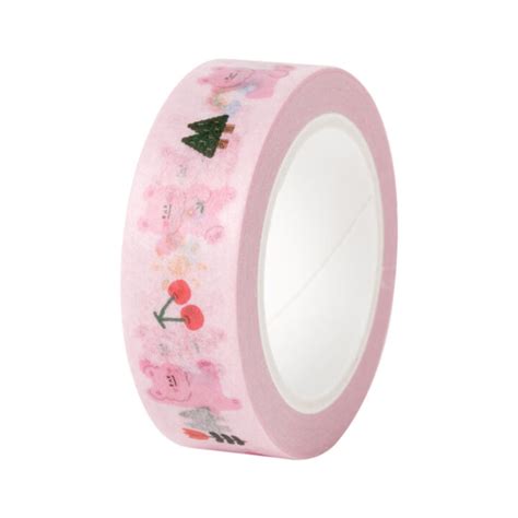 Poom 마스킹테이프 핑크베어 16010419