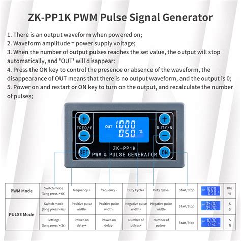 Ec Buying Zk Pp1k Pwm Pulse Signal Generator Frequency