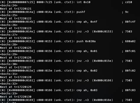 Assembly Bochs Executed An Unexpected Instruction After Switching