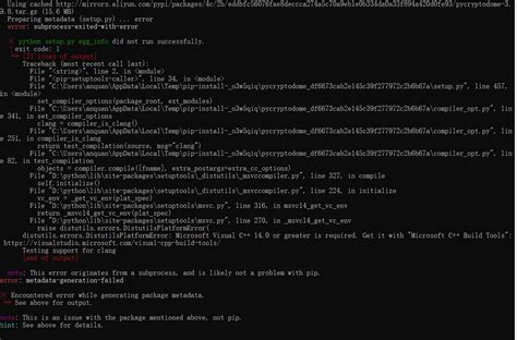 pip安装库里setup py egg info 总是跑不成功 · issue 34 · lwm98 health160 · github