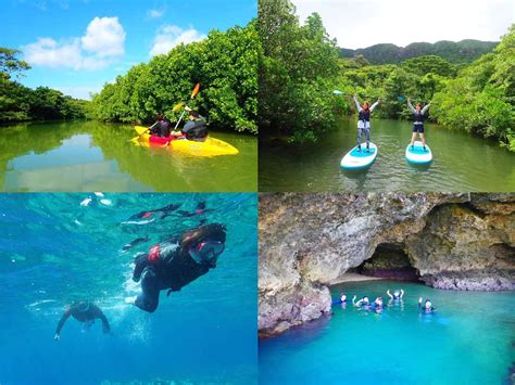 이시가키 섬 출발 미야라가와 맹그로브 숲에서 Sup 카누 체험 푸른 동굴 스노클링 남부 호텔 송영 포함 · 사진