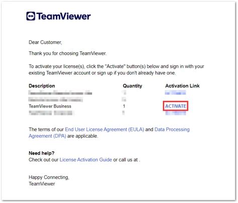 Activate Your Business License Teamviewer Support Portal
