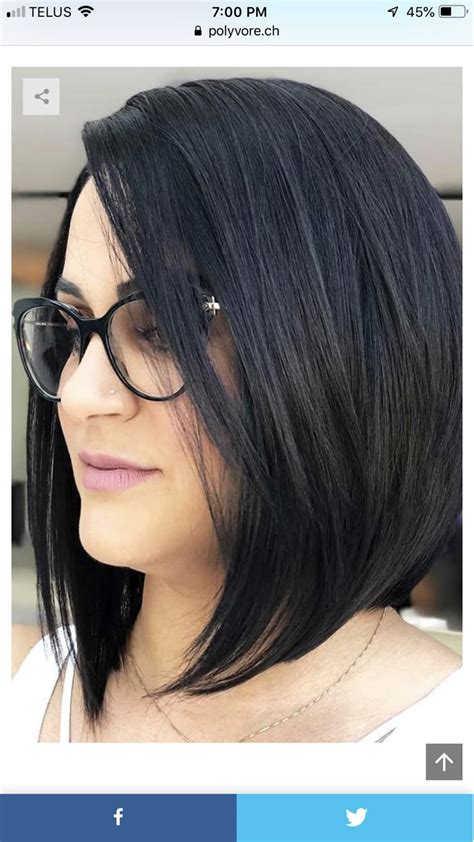 Med Length Bob Bob Hairstyles For Thick Long Hair Styles Choppy Bob