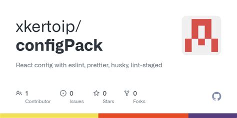 Github Xkertoipconfigpack React Config With Eslint Prettier Husky Lint Staged