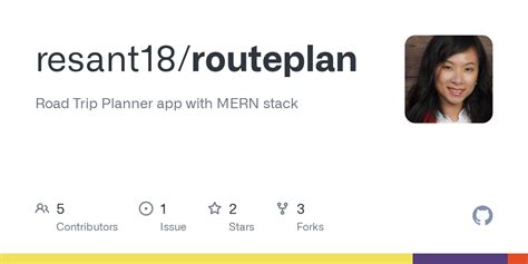 GitHub Resant Routeplan Road Trip Planner App With MERN Stack