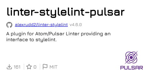 Linter Stylelint Pulsar