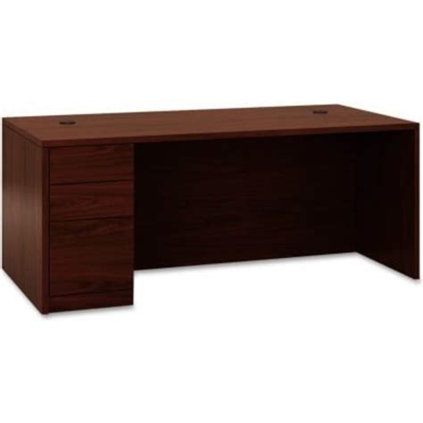 Hon HON Wood Desk Full Height Left Pedestal 66inW X 30inD X 29 1
