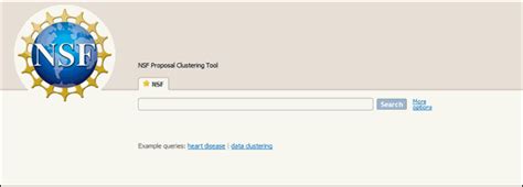 nsf proposal clustering tool