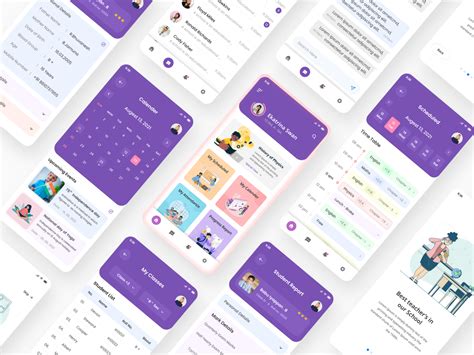 School App Ui Ux Design By Babu Iyappan On Dribbble
