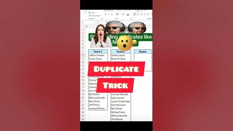 Duplicate Tricks 😱🔴👉 Check Latest Trick🫣⏯️ ️👉mind Blowing Exceltips Exceltricks Hack