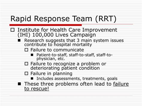 Ppt Rapid Response Team Powerpoint Presentation Free Download Id