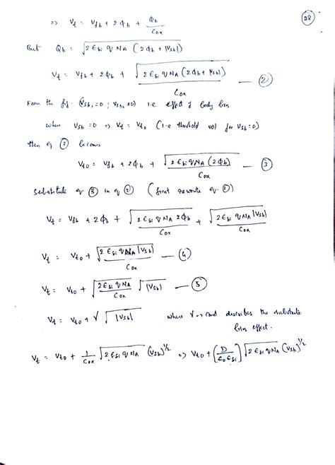SOLUTION Mos Transistor Body Effect Nmos Inverter Inverter Transfer Characteristics Channel