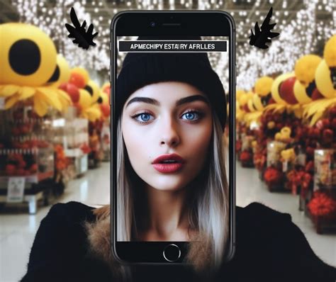Premium Photo A Snapchat Filter With A Black Friday Theme