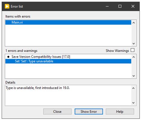 New Beta Feature Developing Vis That Can Be Used In An Older Version Of Labview Ni Community