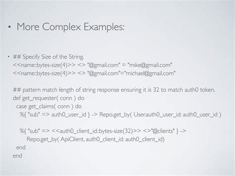 Pattern Matching Presentation Ppt