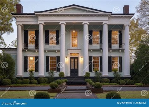 3 Rectangular Windows With Small Arch Windows Above Book Shelves Are On The Walls To Either