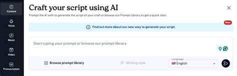 prompt ai script assistant wondercraft guides