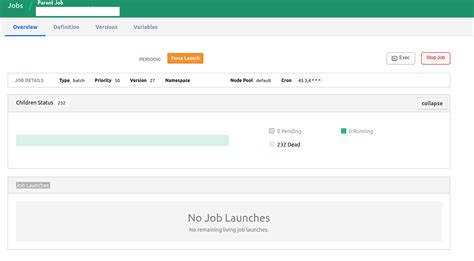 nomad job launches ui empty no history of periodic jobs nomad