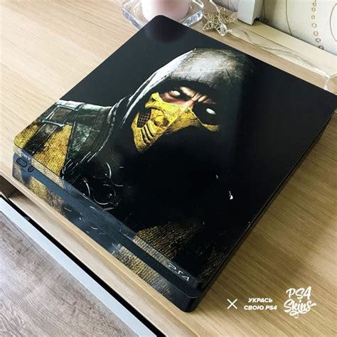 Наклейки на PS4 Slim Scorpion - купить по выгодной цене в интернет ...