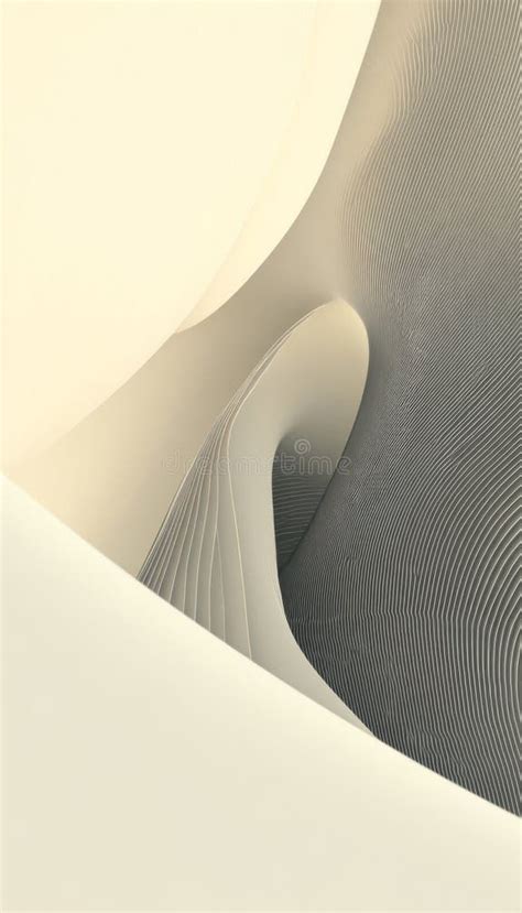 Elegant Minimalist Abstract Design With Crisp Lines And Gentle Color
