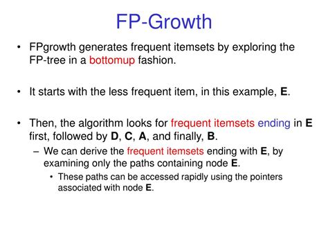 Ppt Fptreefpgrowth Powerpoint Presentation Free Download Id7067524