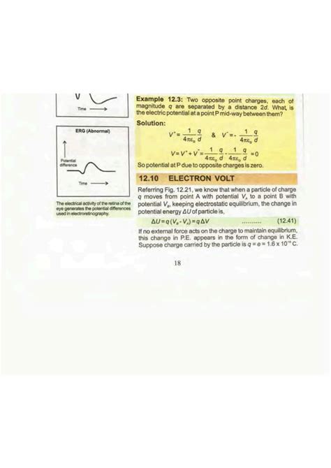 Solution Electron Volt Physics Full Explanation Pdf Notes Download