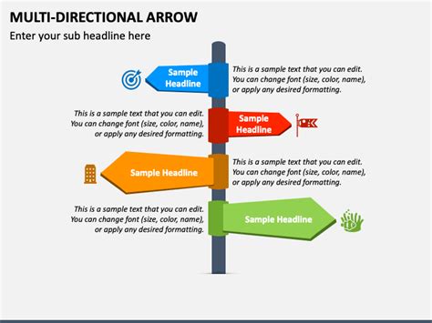 Multi Directional Arrow For PowerPoint And Google Slides PPT Slides