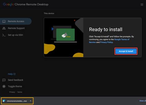 How To Set Up The Chrome Remote Desktop Access Extension