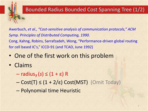 Ppt Constructing Minimal Spanning Steiner Trees With Bounded Path