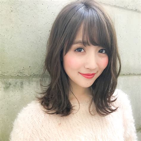 ゆるふわセミロングは黒髪にも合う♡モテヘアを手に入れよう！【hair】
