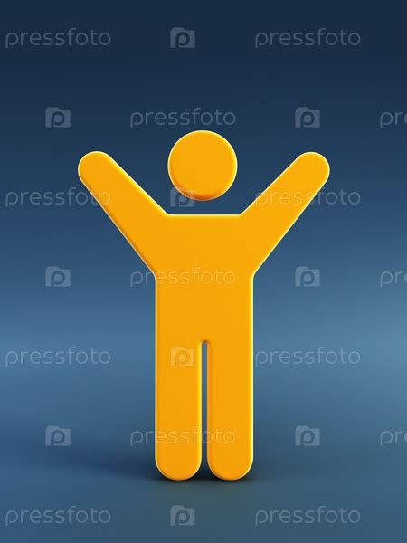 Иллюстрация на тему Человек с поднятыми руками Pressfoto