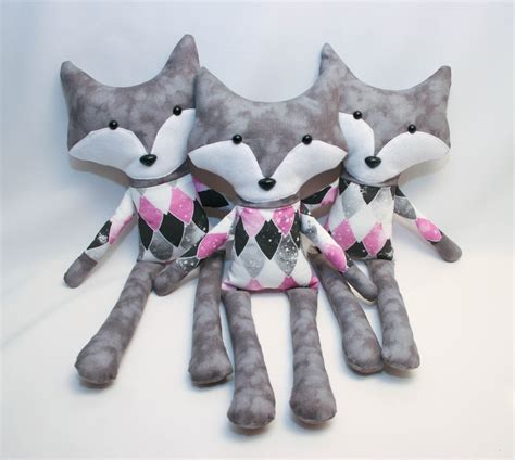 Asexual Pride Fox Stuffed Animal Ready To Ship Etsy