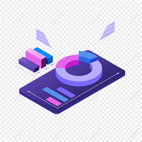 2 5d 비즈니스 그라데이션 일러스트 금융 차트거품과학 기술 Png 일러스트 무료 다운로드 Lovepik