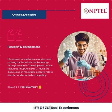 pachaiyappan v on linkedin nptel