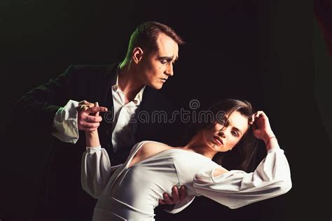 Making Your Heart Flutter Mime Man And Woman Act In Romantic Scene Couple Of Mime Artists